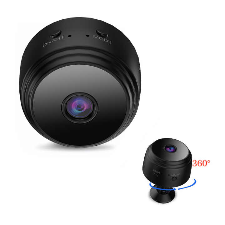 1080p Mini Wireless IP Camera with 2 Way Audio & Night Vision