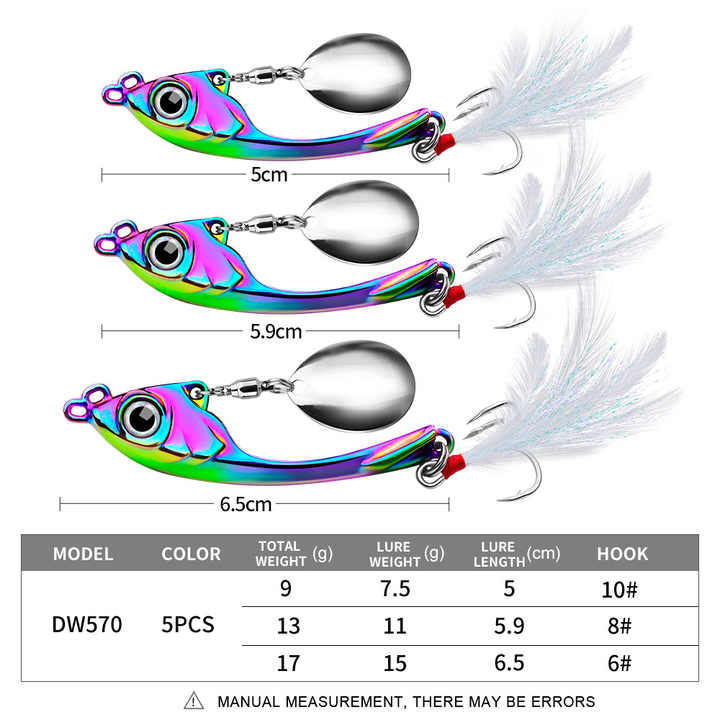 New 9g 13g 17g 3d Eyes Top Quality Metal Simulation Vib With Treble ...