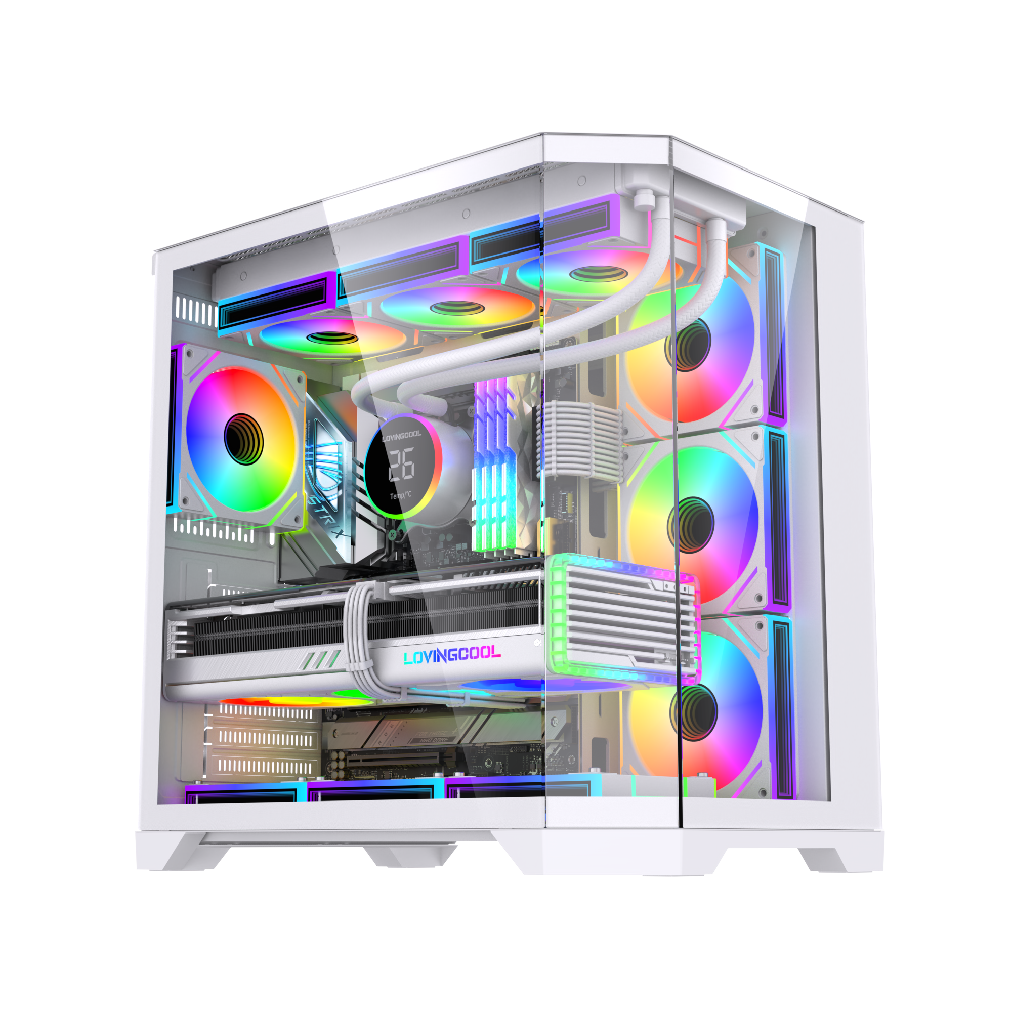 pc caso blanco con pantalla robusto y eficiente: Alibaba.com
