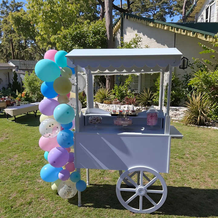 178cm Factory Sale Dessert Candy Cart with Wheels for Parties
