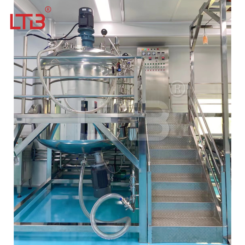Cosmetics Amouple Vaseline Vacuum Blending Equipment Emulsifying ...