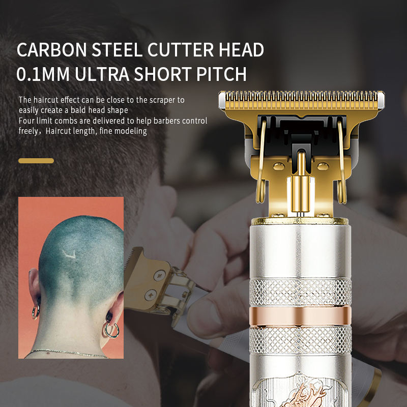KEMEI KM-762 Durable Steel Head Hair Trimmer - Cordless Professional ...