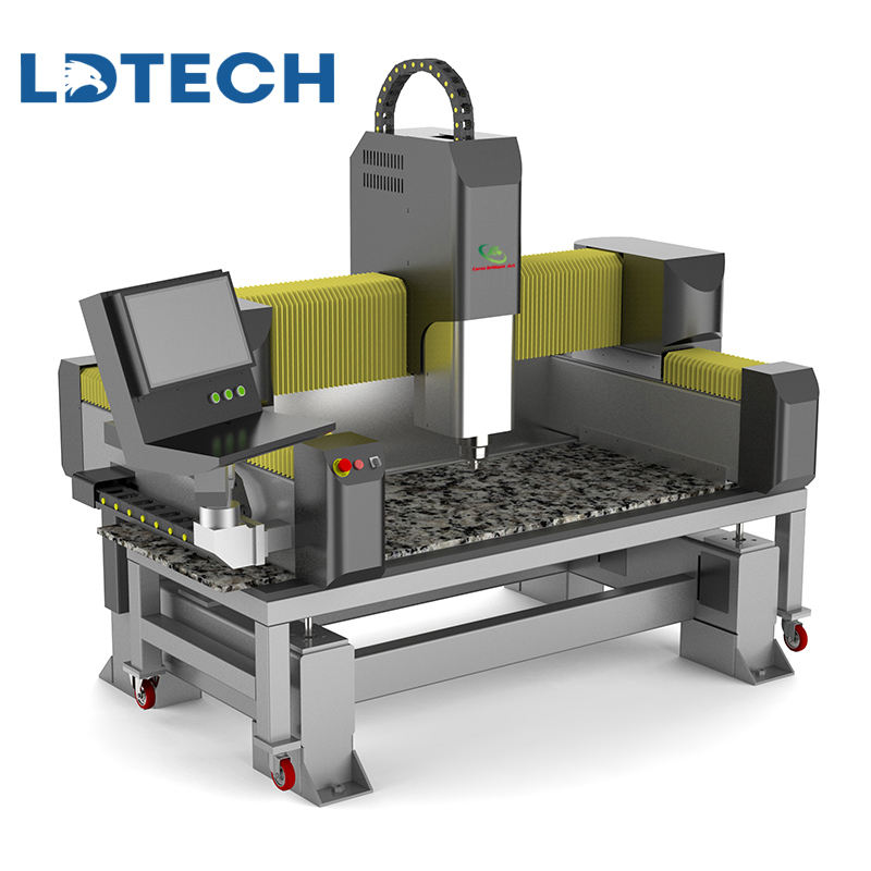 LD-1308 Hot Stone Processing CNC Engraving Machine Automatic Sink Hole ...