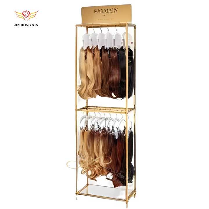 Beauty Salon Hair Extension Shelf - Stylish Display Furniture