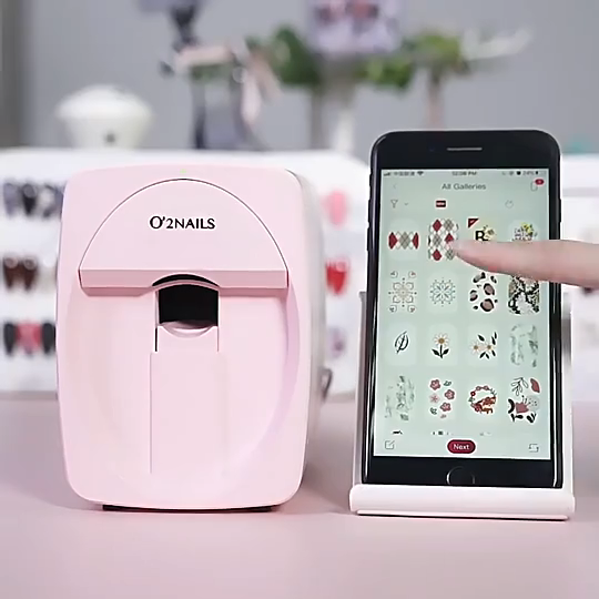 WUSHENG Portable Digital Nail Art Printer - Smart 3D Printing for Home