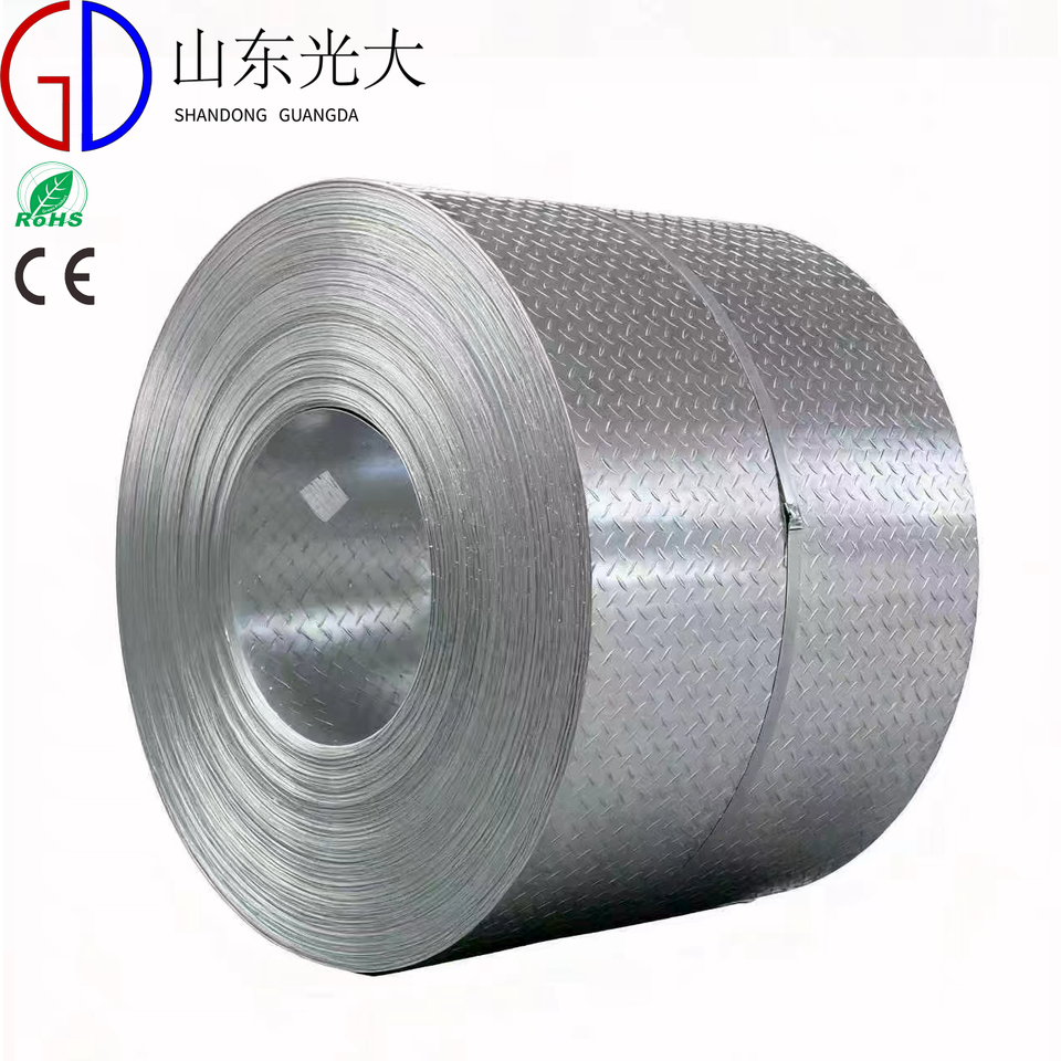 Hot Sale Galvanized Patterned Steel Coil 1000-1250mm 2.1-3.0mm Z41-Z60 ...