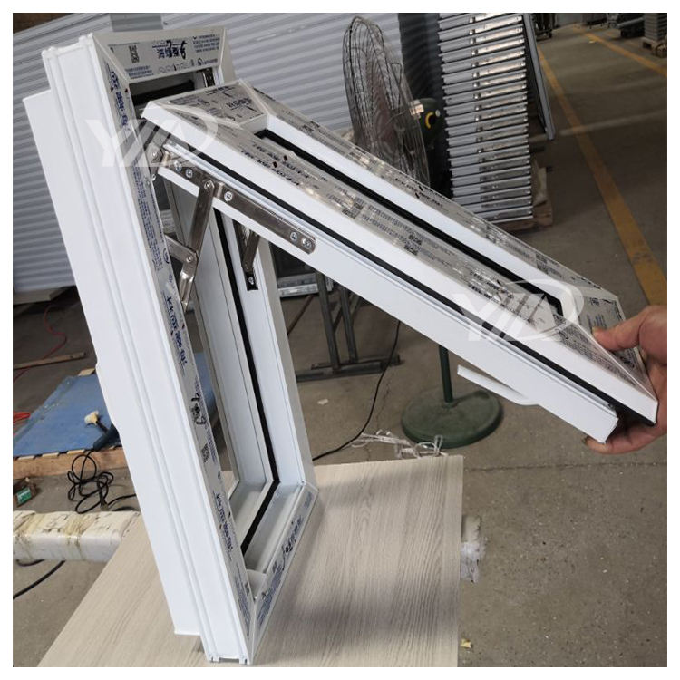 Modern Vertical Swing Combo Windows with Aluminum Alloy Frame Stainless ...