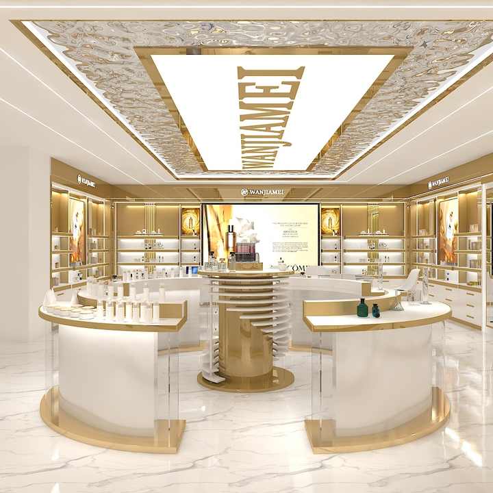 Luxury Store Perfume Shop Beauty Showroom Cosmetics Display