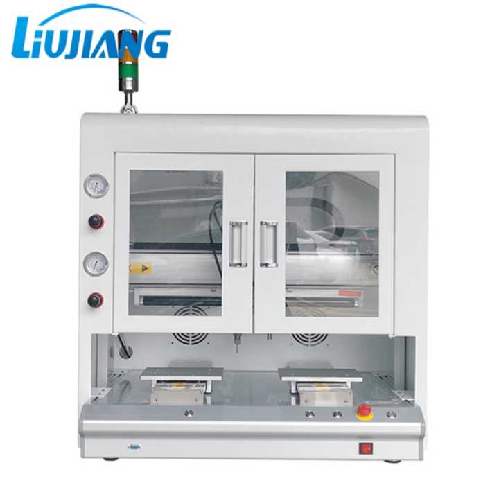 Liujiang Automatic Three Anti-paint Coating Machine Three-axis Double-head Automatic Conformal ...