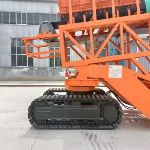 KL Crawler Radial Rotary Stacker Custom Height Conveyor Remote Control ...