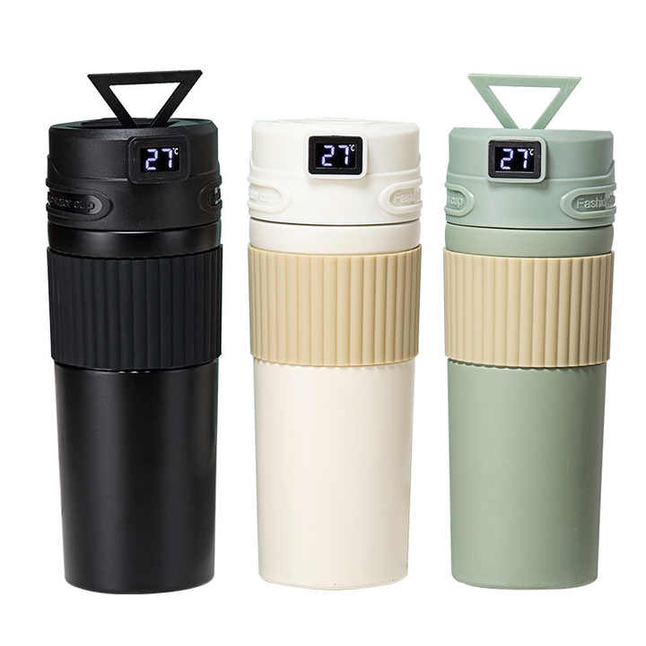400ml Smart Thermos - LED Touch Display Vacuum Water Bottle