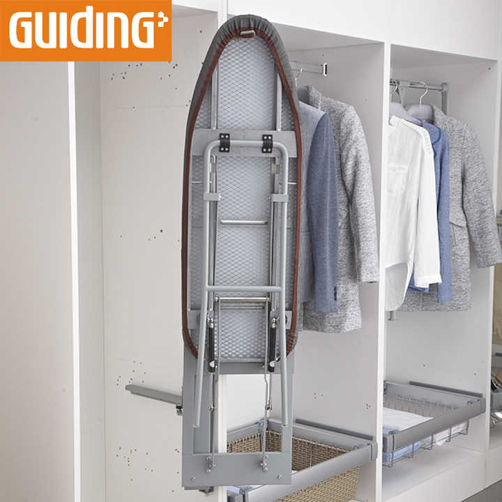 Hanging Ironing Board Cabinet Rack Bracket Wall Mounted