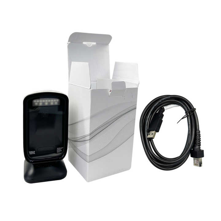 Rakinda Omnidirectional 1D 2D Fixed mount Desktop Barcode Scanner USB ...