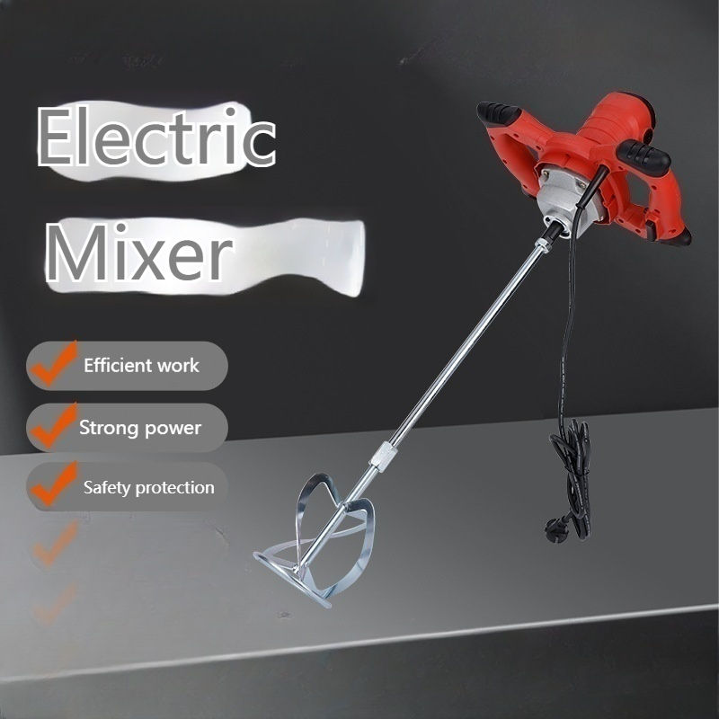 Industrial Grade 220V Electric Motor Agitator Single Paddle Paint Mixer ...