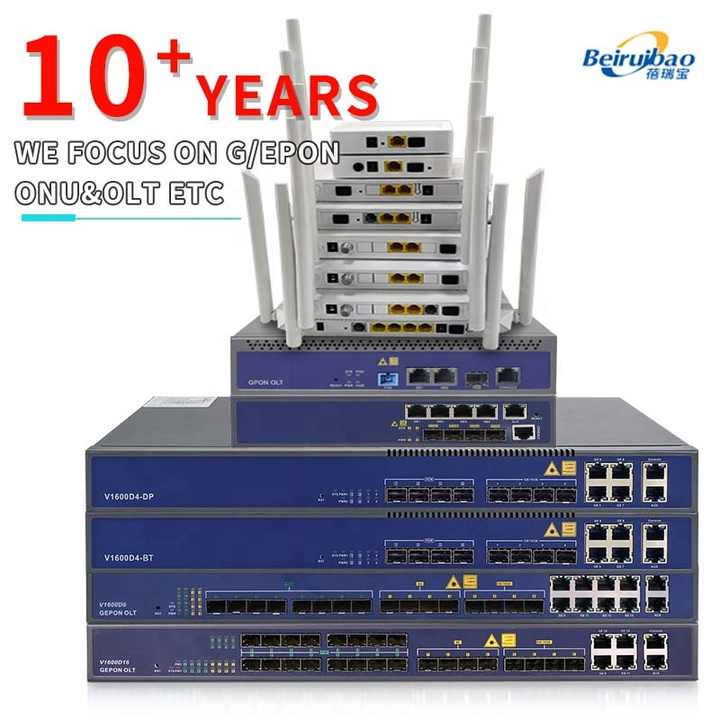 V2801F Optical Network Terminal Gigabit GPON/EPON SFP Modem Router ...