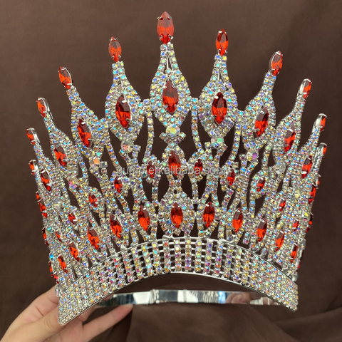 Wholesale Customized Pageant Large Crown Rhinestone Beauty Crystal Tall ...