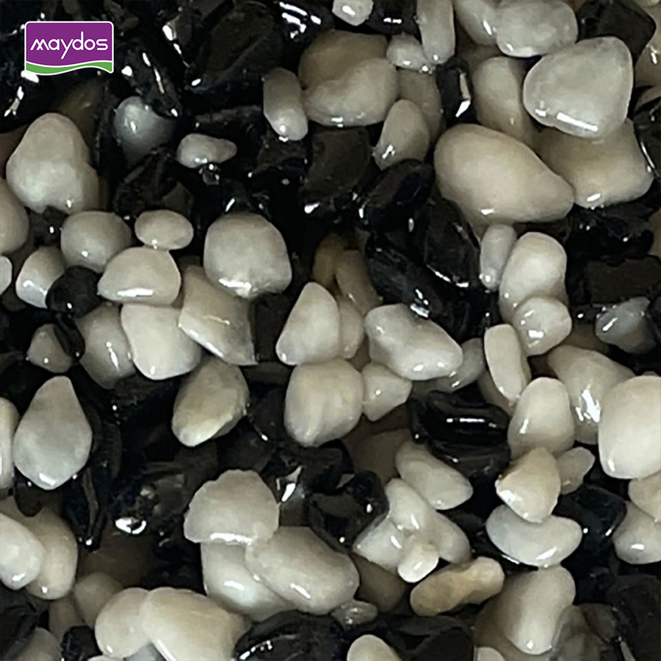 Natural River Rock Epoxy Floor Pebble Flooring Liquid Resin