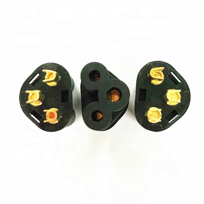IEC C5 Female Plug Insert - High Current Copper Brass