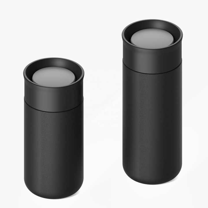 360 Degree Sipping Coffee Mug - Insulated Stainless Steel