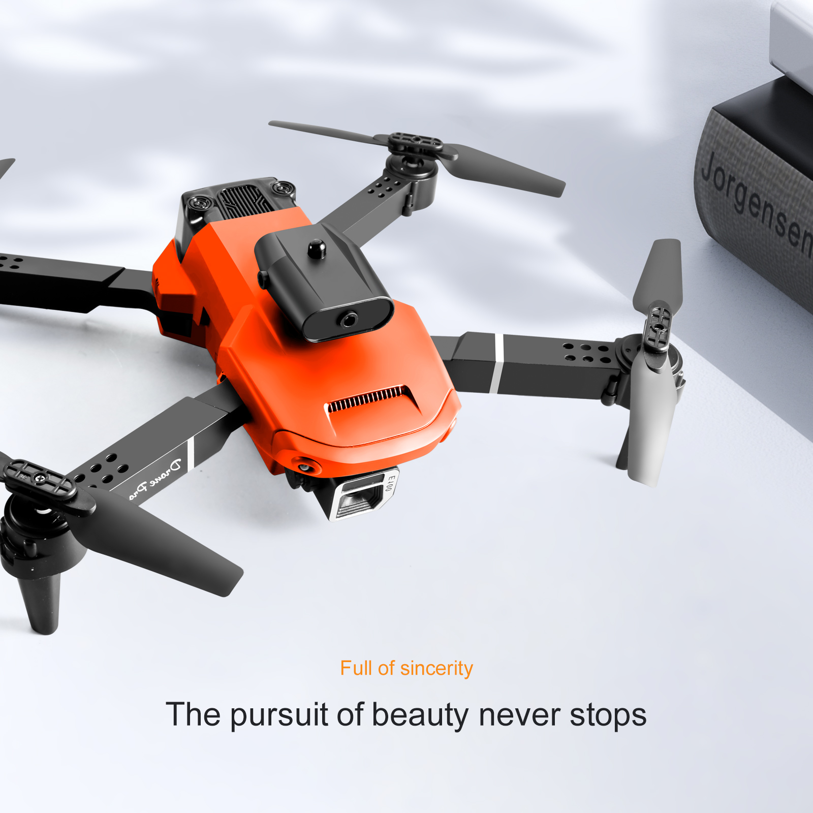E100 Drone - 4K Dual HD Camera Optical Flow WiFi Quadcopter With Obsta ...