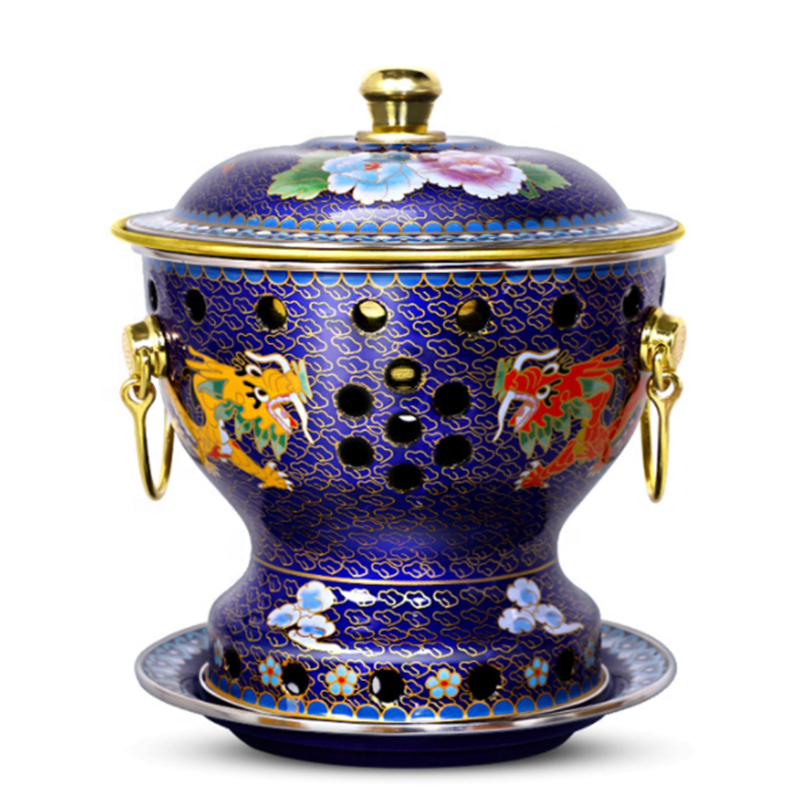 High Quality Chinese Copper Hot Pot - Cloisonne Enamel