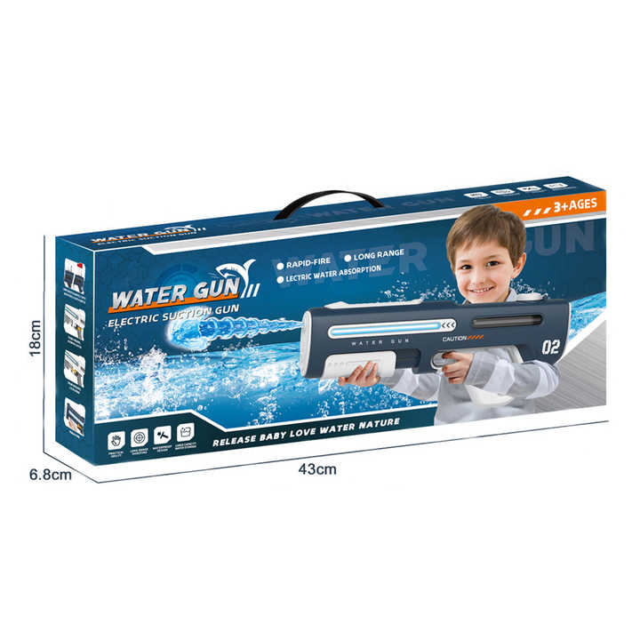 Automatic LED Light-Up Electric Water Gun with Self-Priming Water ...