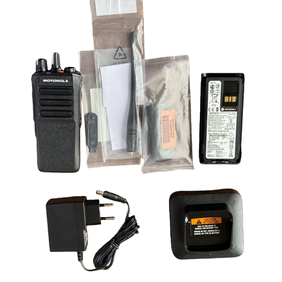 Motorola R7a Two Way Radio Walkie Talkie Long Range Transceiver DMR UHF ...