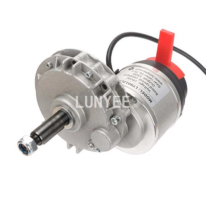 Dc Motor Conversion Kit 100rpm 120rpm 24v 200w Brushless Wheelchair ...