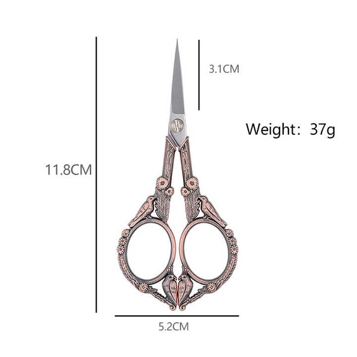 Industrial Grade Mini Retro Embroidery Scissor Smooth Tailor Fabric ...