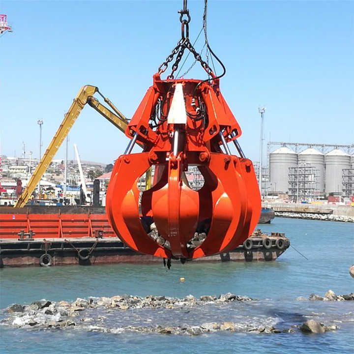 Excavator Orange Peel Grab Mechanical Orange Peel Grab Hydraulic Grab ...