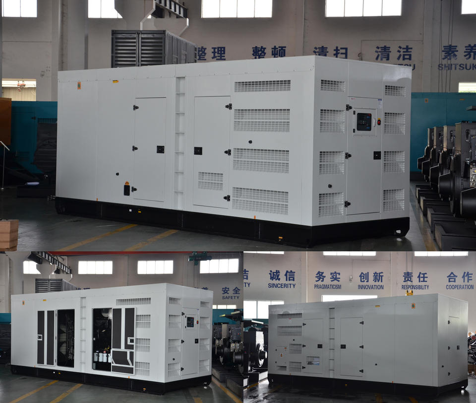 For Diesel Generator 700KVA/560KW Silent Type with ATS EPA China ...