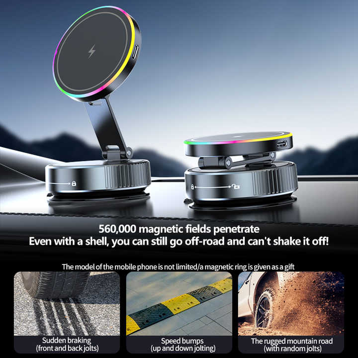 New Product Adjustable 360 Degree Swivel Foldable Phone Stand Vacuum ...
