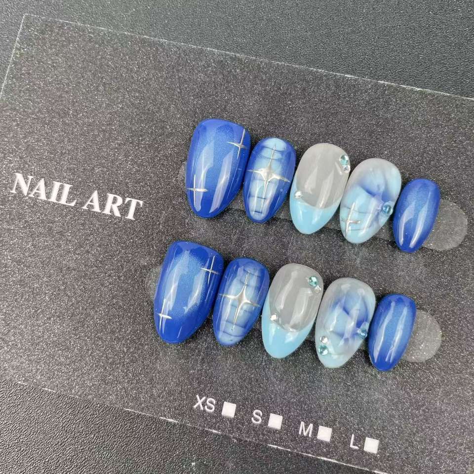 Handmade Press-on Nails Factory Wholesale High Quality Reusable Almond ...