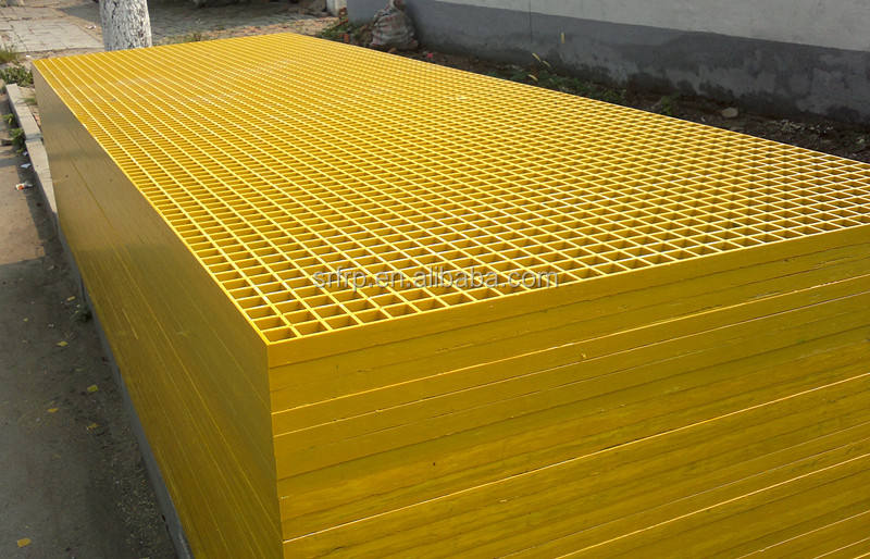 Pultruded FRP Moulded Grating Plate FRP Grating Cover with Custom ...