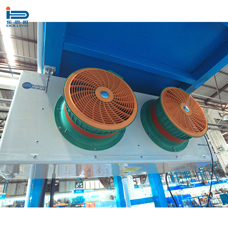 Cold Room Evaporator Condensing Unit Low Noise Stainless Steel Surface ...