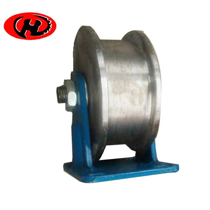Double Flange Track Wheels - Durable H-Shape Steel Rollers