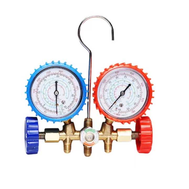 R134a Aluminum Manifold Gauge Set with 60" Hoses for Refrigerant ...