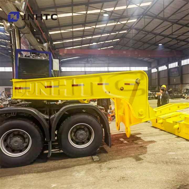 Gooseneck Lowbed Trailer Lowboy Axle for Sale High Quality 60 Tons 100 ...