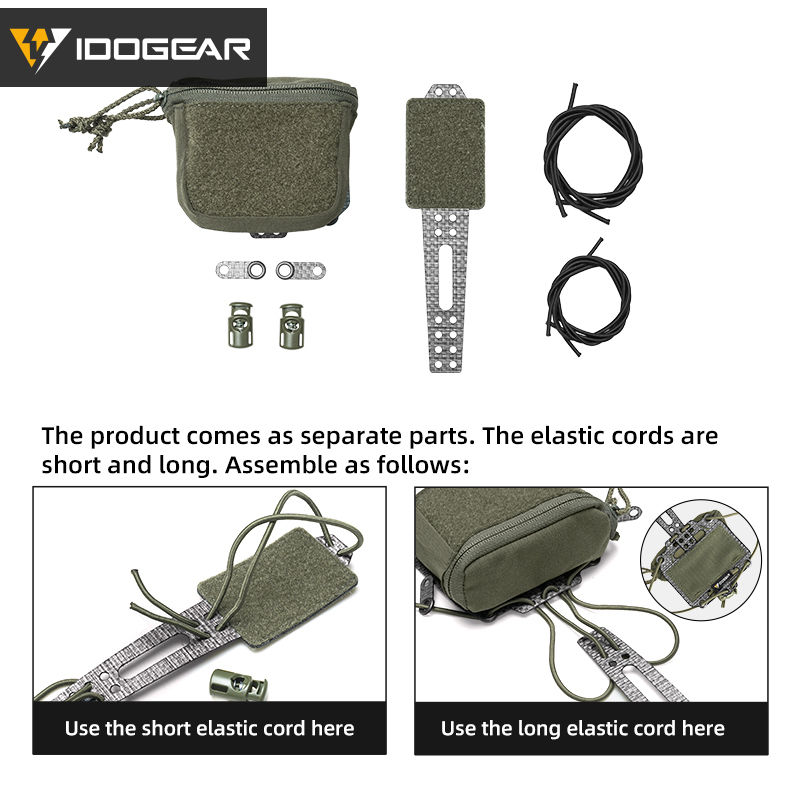 IDOGEAR Nylon Tactical Helmet NVG Battery Box Storage Pouch Ranger ...