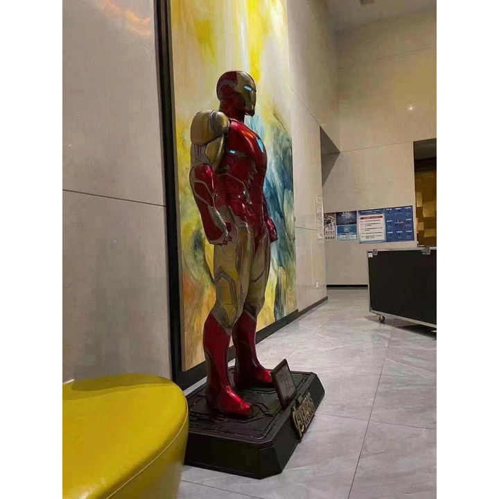 Custom Life Size Action Figure Iron Man Hand-Own Ironman Avengers 4 Lightman Model Gift Toy Boy ...