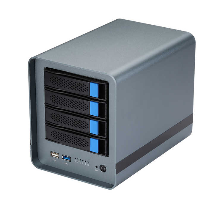 4 Bay NAS with Advanced Router - Customizable Mini Server