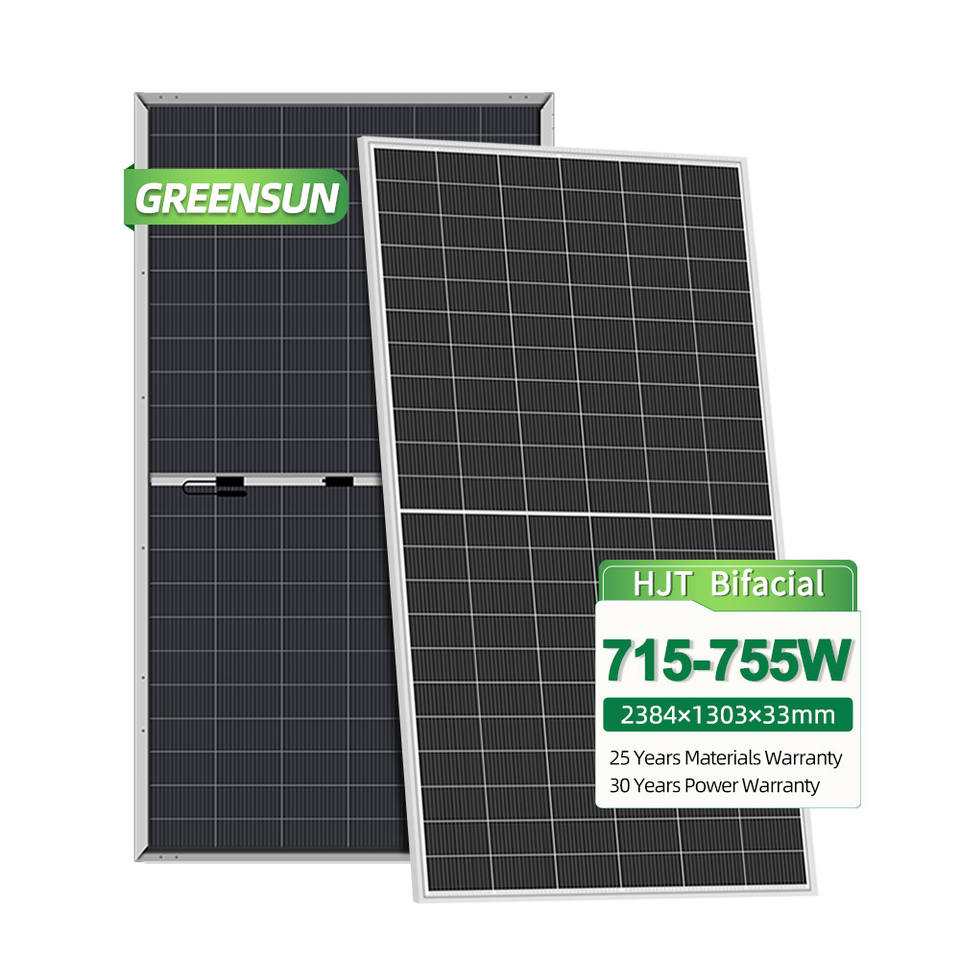 750W HJT Solar Panel - Efficient Bifacial Monocrystalline Module