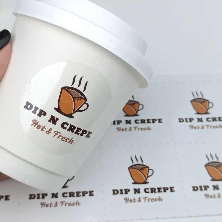 Custom Food Packaging Bag Sticker Printing Waterproof Vinyl Packing ...