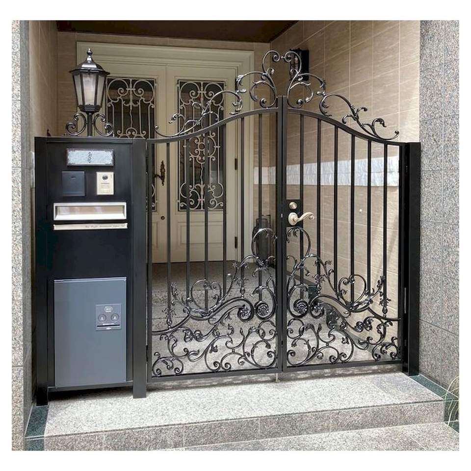 Wrought Art Iron Stair Railing Designs / Interior Wrought Iron Stairs ...