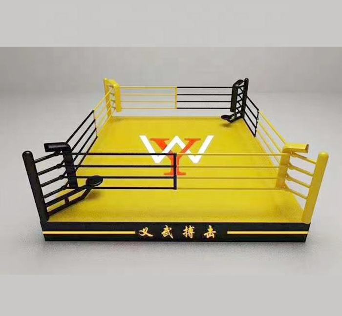 Customized Boxing Ring with Printed Logo | Durable Canvas Cover for ...