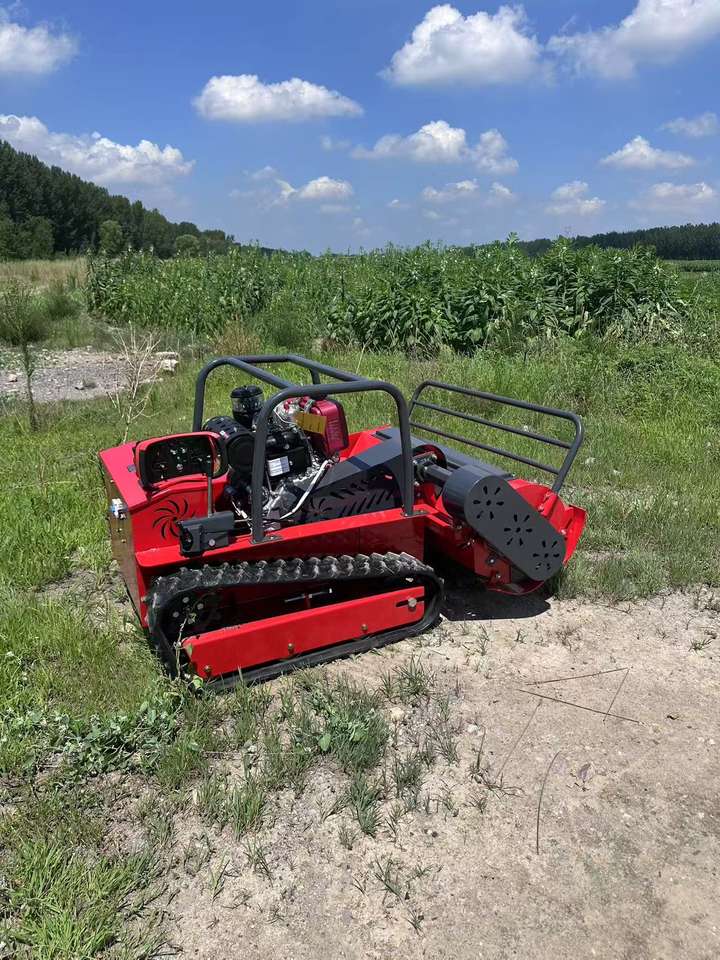 CE EPA Approved 1200mm Diesel Engine Remote Control Robot Flail Lawn ...