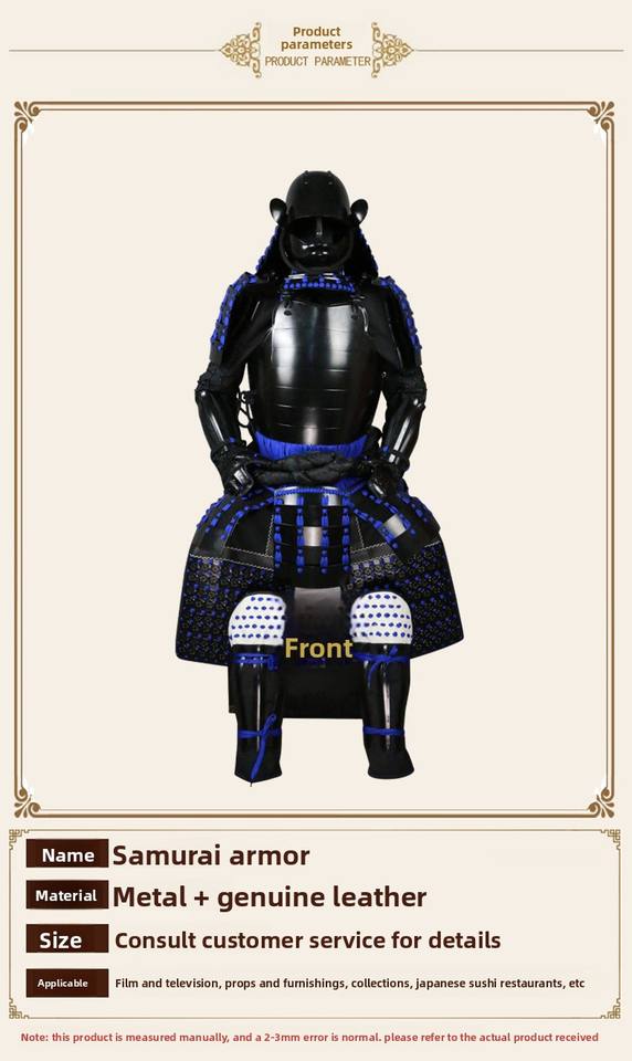 Life Size Display Samurai Armor Warrior Costume with Kabuto for Museum ...