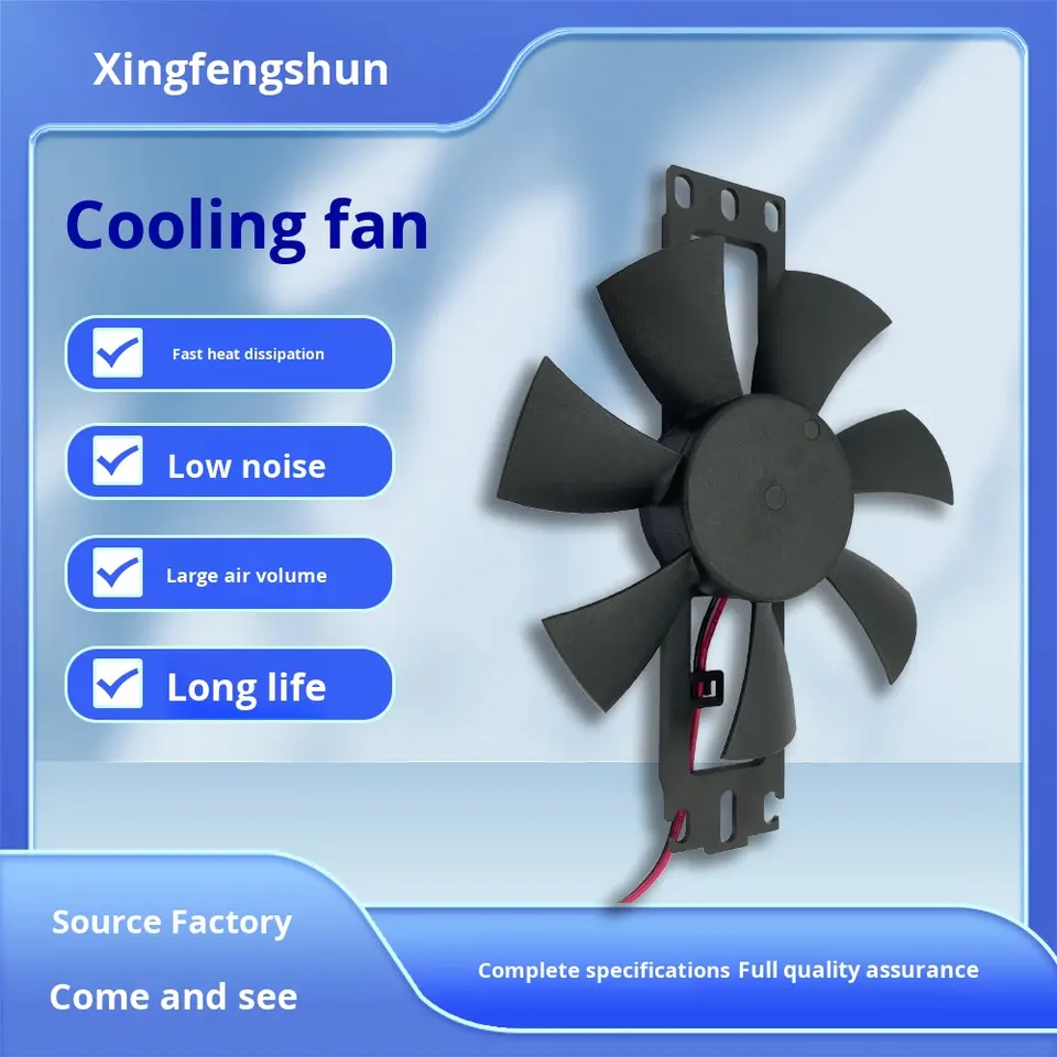 XFS OEM Duct Axial Fan DC 12/18/24V 100MM Blade Diameter PBT Material ...
