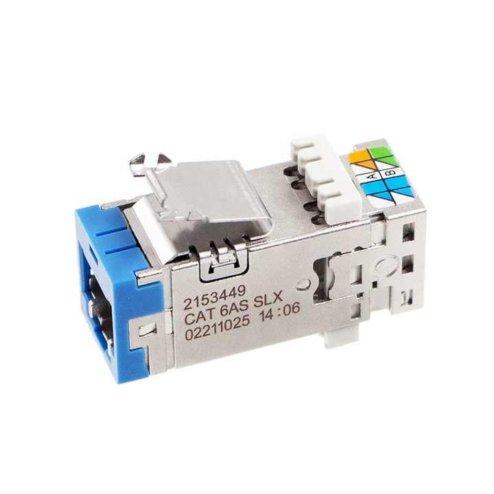 Rj45 Ftp Cat6a Jack Connector Ftp Module Socket Keystone Jacks 8p8c Cat5e Cat6 Cat 6a Toolless ...