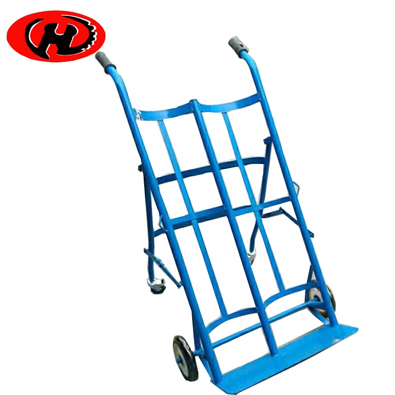 Double Cylinder Gas Cylinder Carrier - Lab Hand Truck